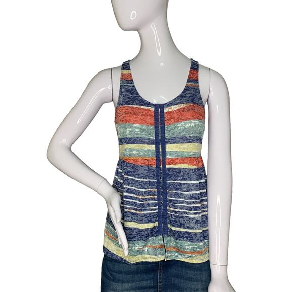 American Rag | Tops | American Rag Cie Top Multicolor Stripes Print ...